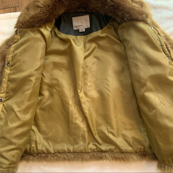 Vero Moda | Jackets & Coats | Vero Moda Gorgeous Olive Green Faux Fur ...